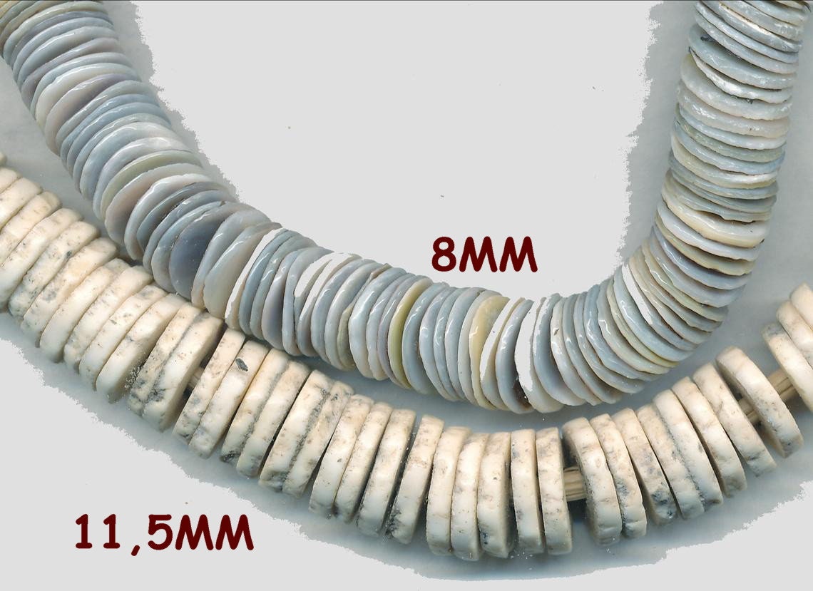 OSTRICH SHELL 30 Pieces or 12 Strand of Shell Heishi - Etsy