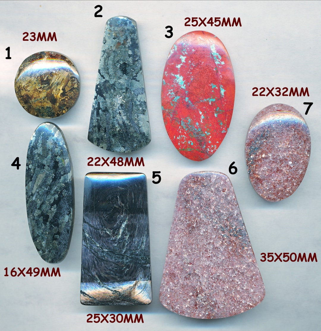 NATURAL STONE CABACHONS Various Sizes and Prices - Etsy