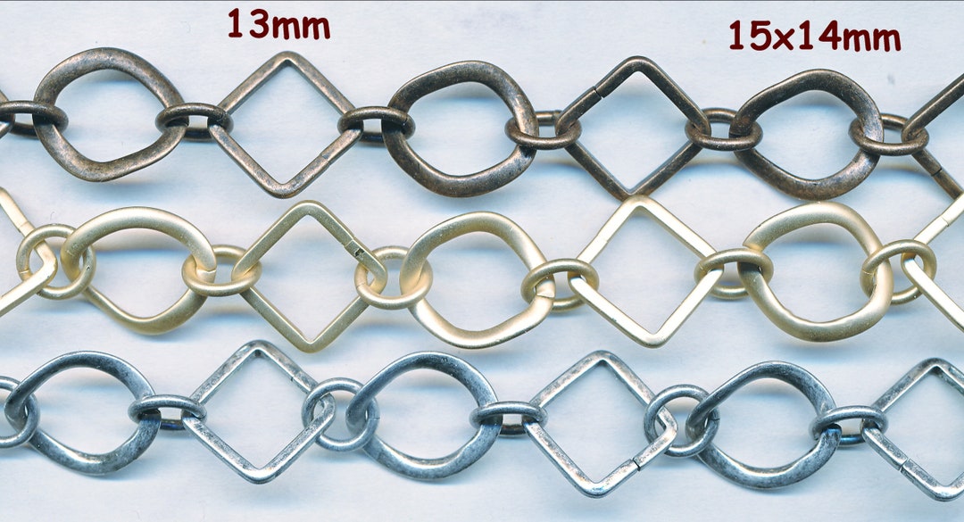 S A L E UNUSUAL SHAPE Chain Sold by the Foot. - Etsy