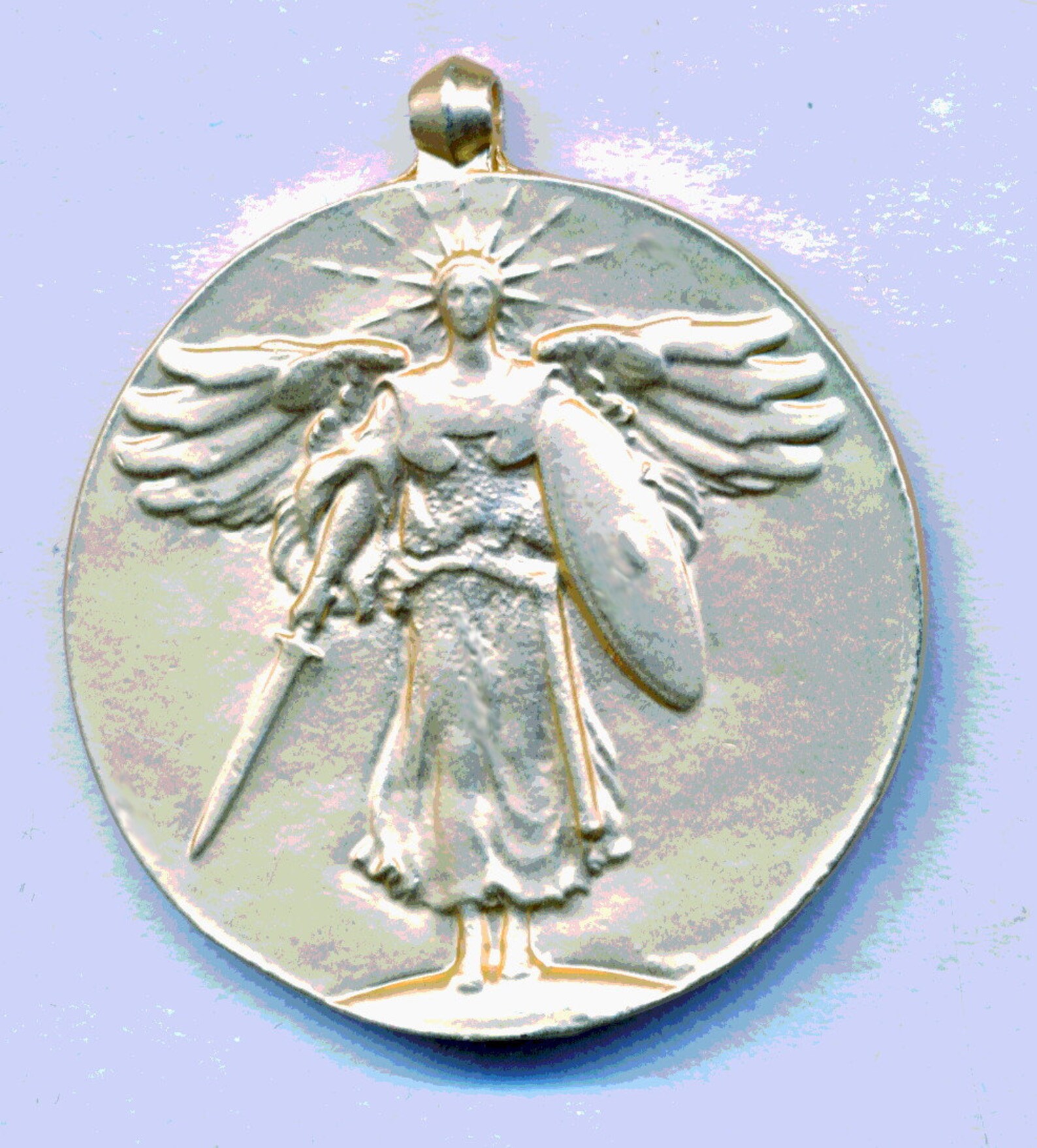VICTORY MEDAL Winged Victory WW1 Cast From Original 35MM Medal Alone or ...