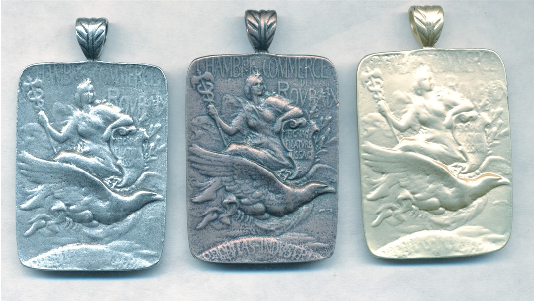 FRENCH MEDAL CAST Chamber of Commerce by Hippolyte Lefebvre (ca. 1910 ...