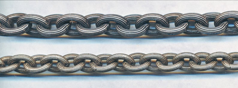 GREAT TEXTURED Heavy Link Chain Two Sizes 9x13mm And13x11mm - Etsy