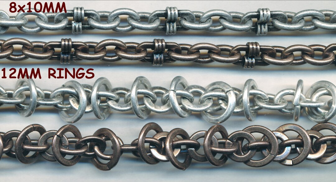 INDUSTRIAL LOOKING CHAIN. Very Cool. Great for Necklaces or Bracelets ...