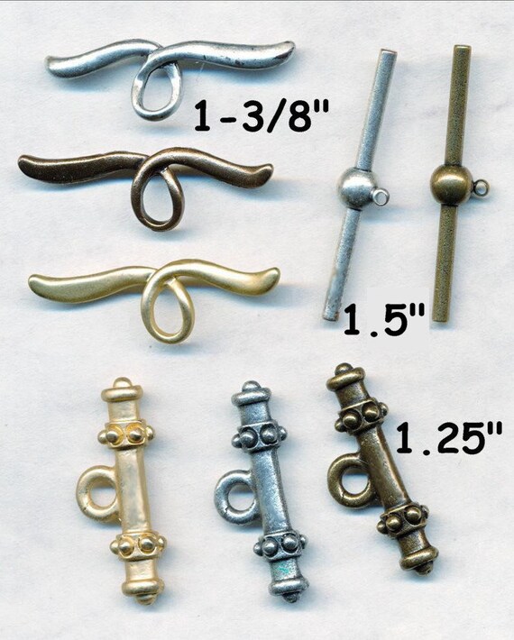 TOGGLE BARS 4 STYLES 1 per Order | Etsy