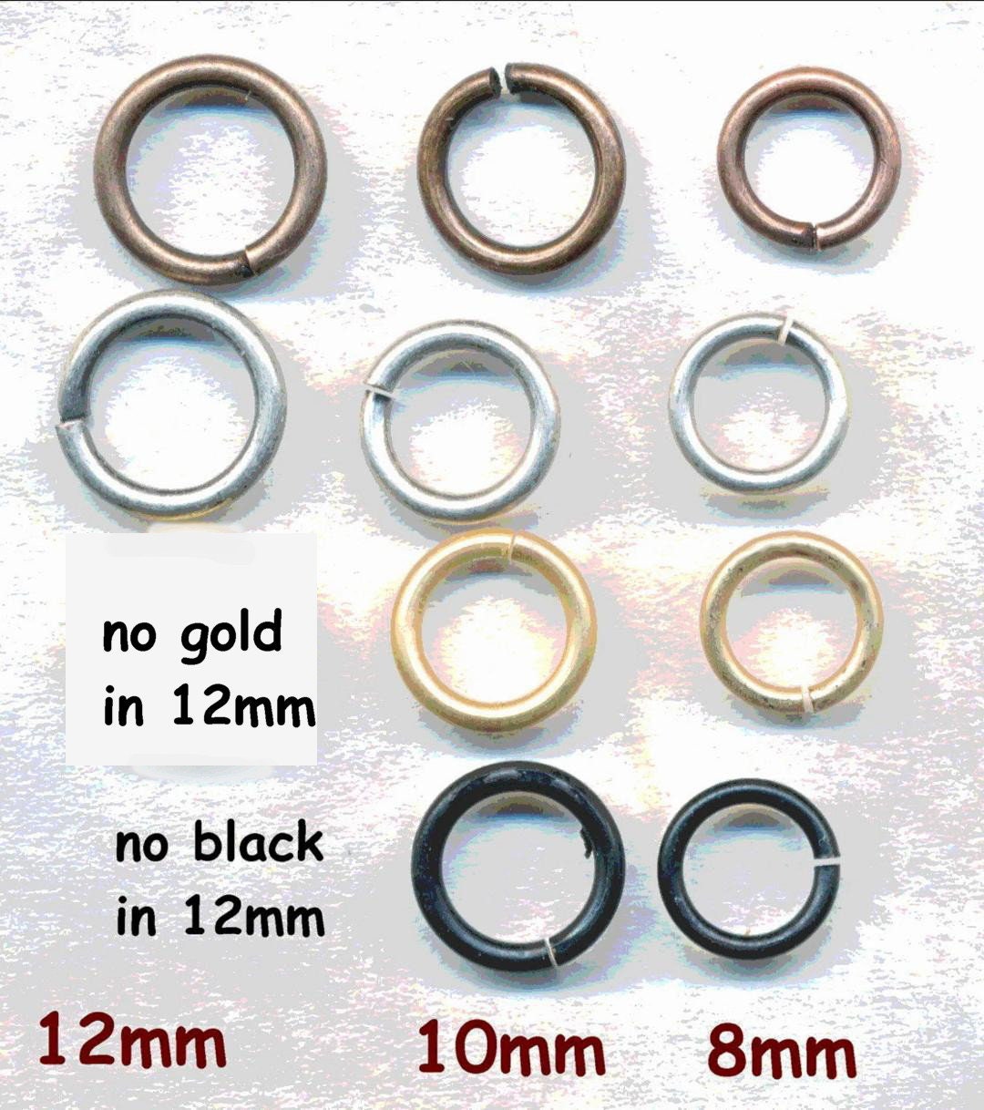 SMOOTH JUMP RINGS 3 Sizes 20 per Order - Etsy