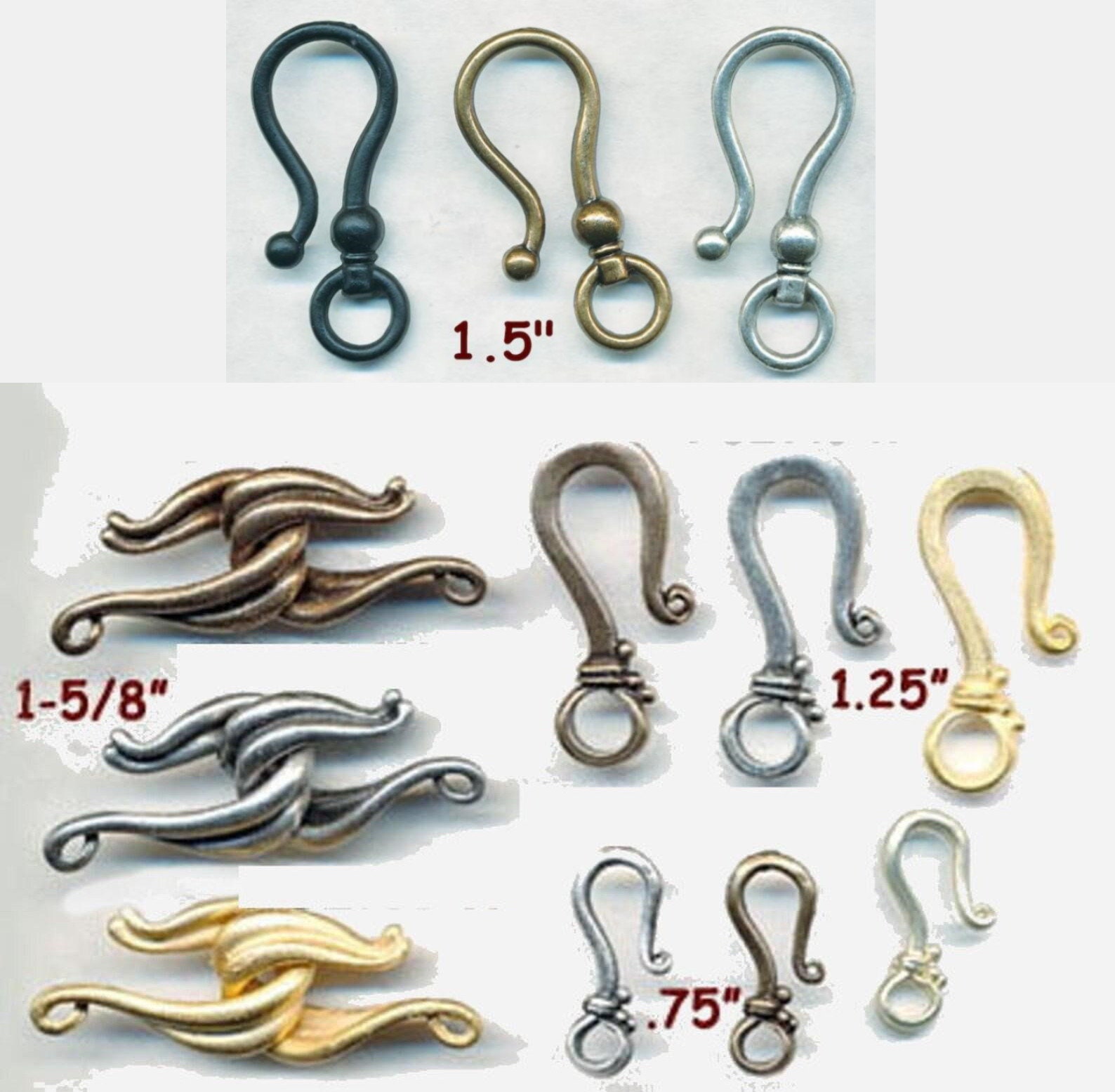 VINTAGE DOUBLE HOOK Cast From Original and Large and Small Hook Various ...