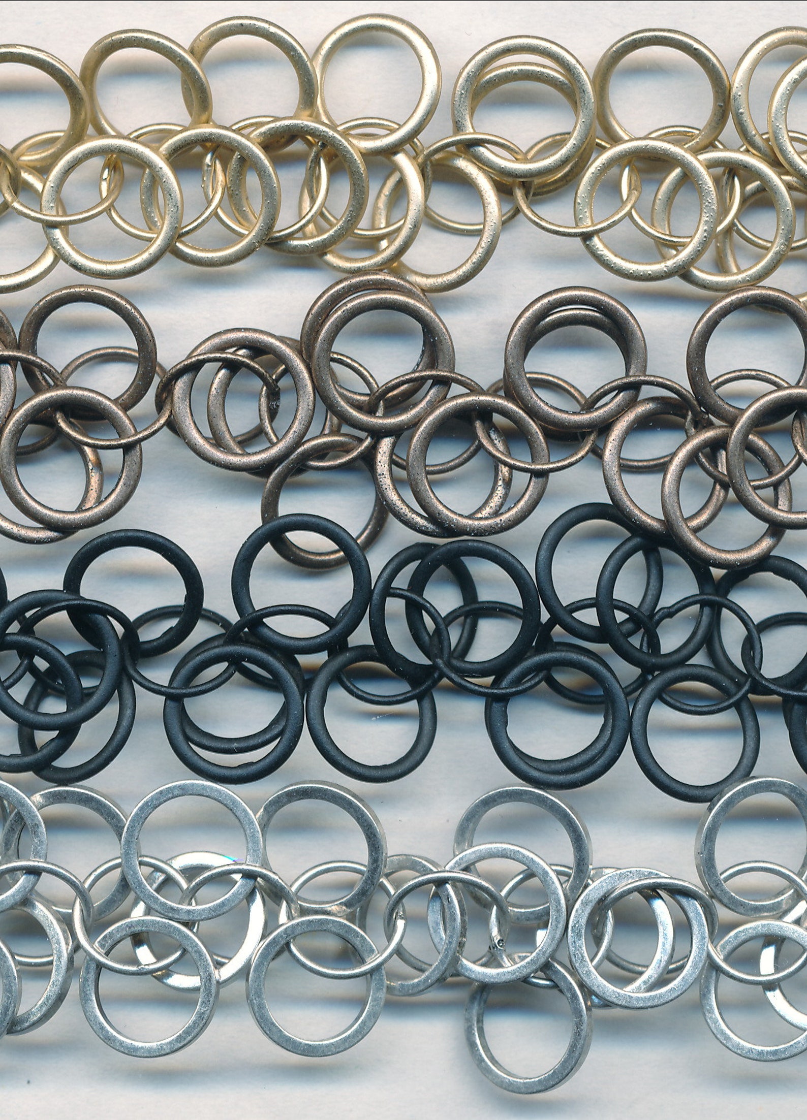 10MM RING FRINGE SOLDERED Chain Priced per Foot 4 Colors S A L E on the ...
