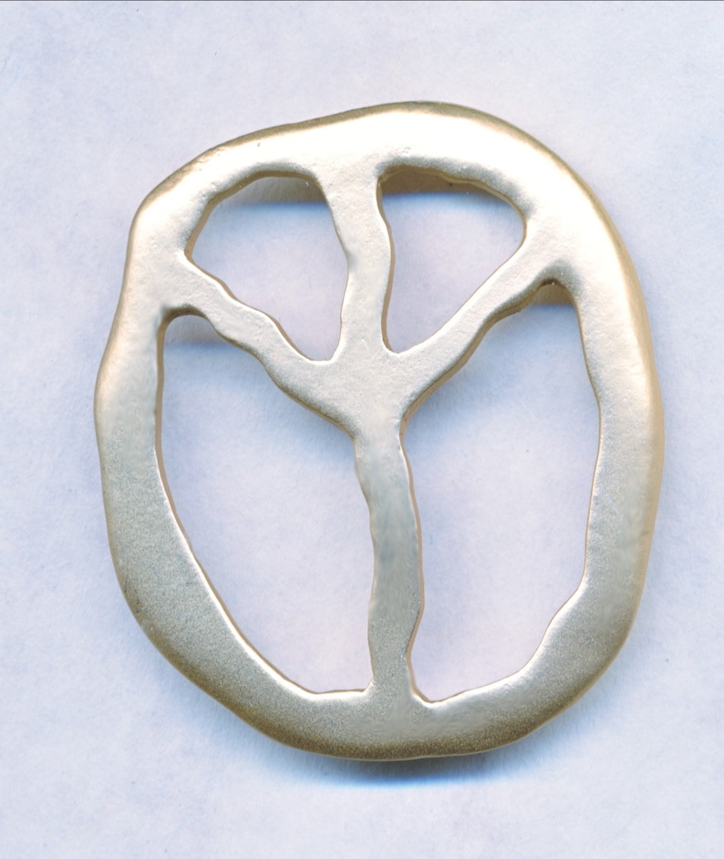 CAST PEACE SIGN for Bracelets, Necklaces 1 Piece--1.75" X 1.50 ...
