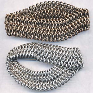 Beautiful DECORATIVE CHAIN MAIL Sold by the Foot Matte Gold, Antique ...