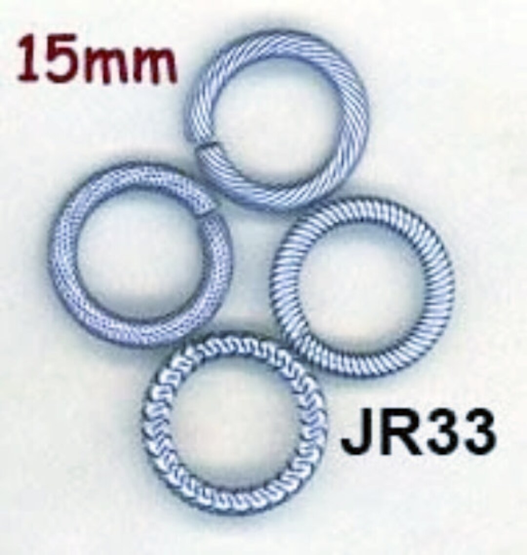 JUMP RINGS LARGE Heavy Duty 15mm Split Rings 4 per Order - Etsy