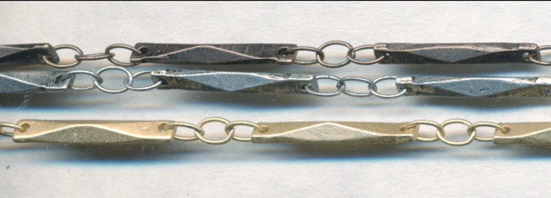 15MM BAR SOLDERED CHAIN Sold by the Foot. Delicate but Sturdy!! - Etsy