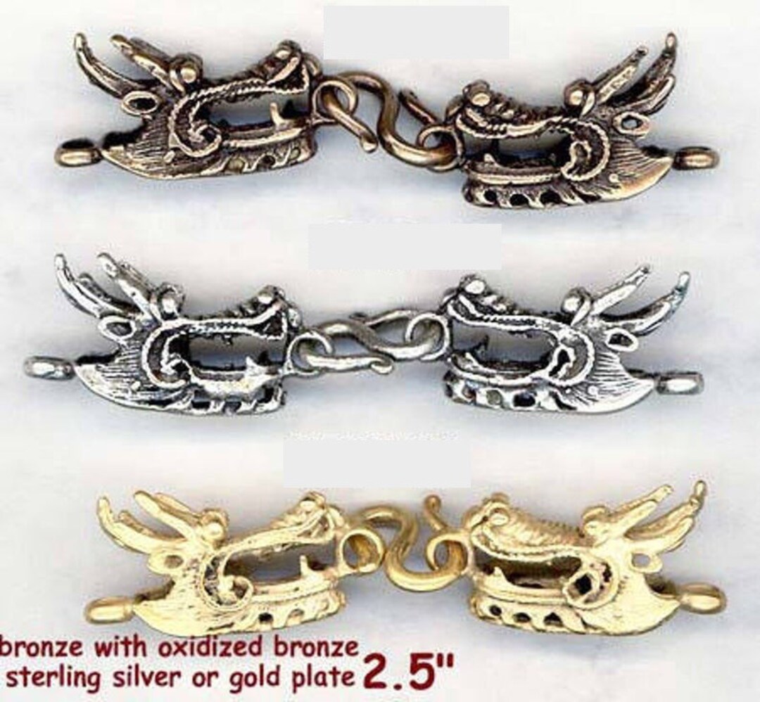 BRONZE DRAGON CLASP One per Order-3 Colors - Etsy