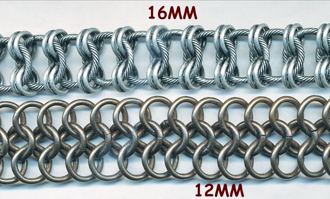 S A L E BEAUTIFUL CHAIN --16mm Ring on Top Chain, 12mm Ring on Bottom ...