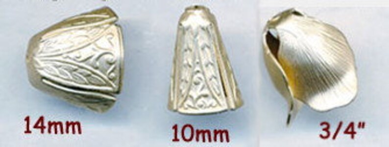 Large Cone Cap Small Cone CapBendable Cap. 6 ea on Lg. | Etsy