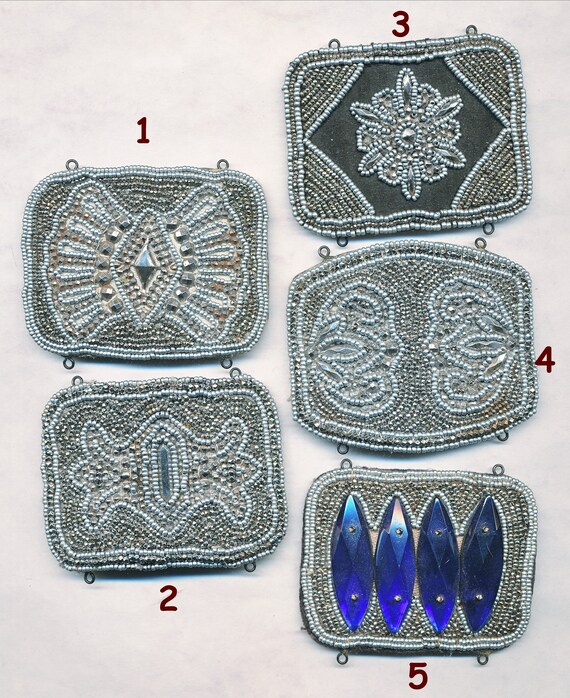 SALE Cut Steel BEADED BUCKLES Victorian For Necklaces or | Etsy