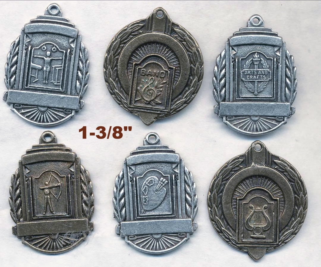S A L E. ART DECO AWARD Medals - 6 Different Awards Buy 1 Get 1 Free - Etsy