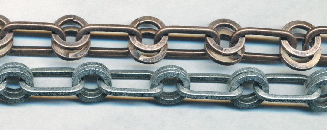 FAB HEAVY CHAIN 12MM Bague 12x20MM Long Link vendue au pied - Etsy France