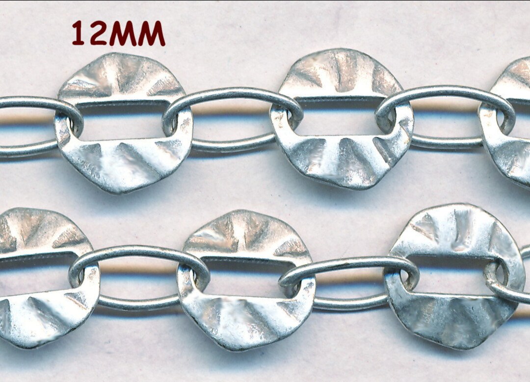 S A L E CHAIN WITH 12MM RINGS Sold by the Foot - Etsy
