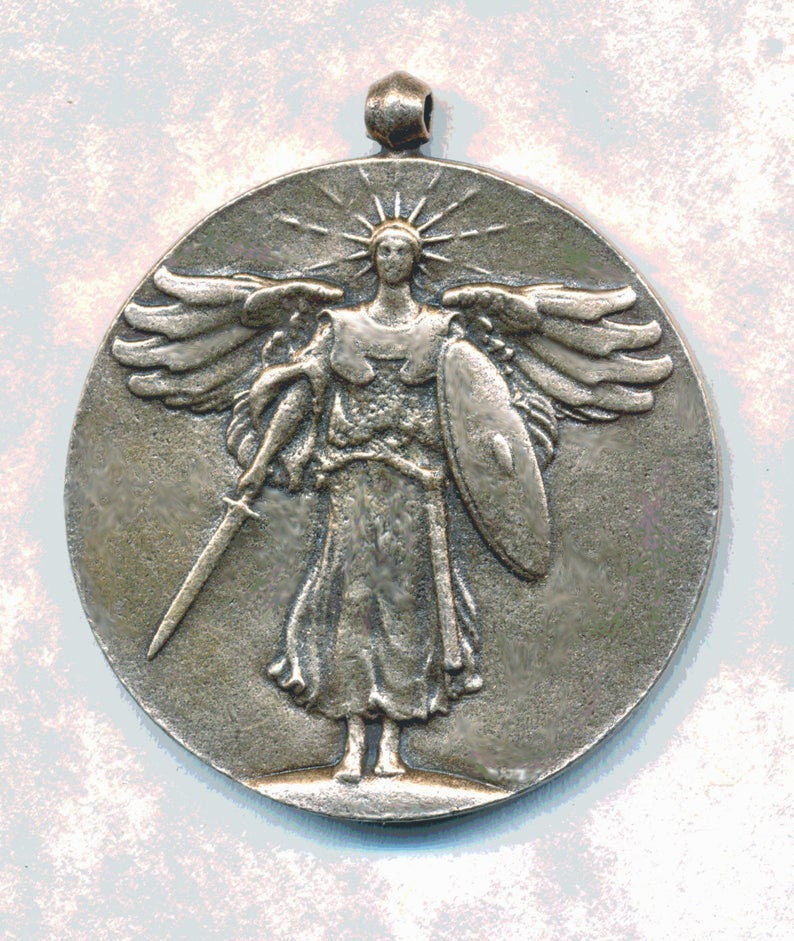 VICTORY MEDAL Winged Victory WW1 Cast From Original 35MM Medal Alone or ...