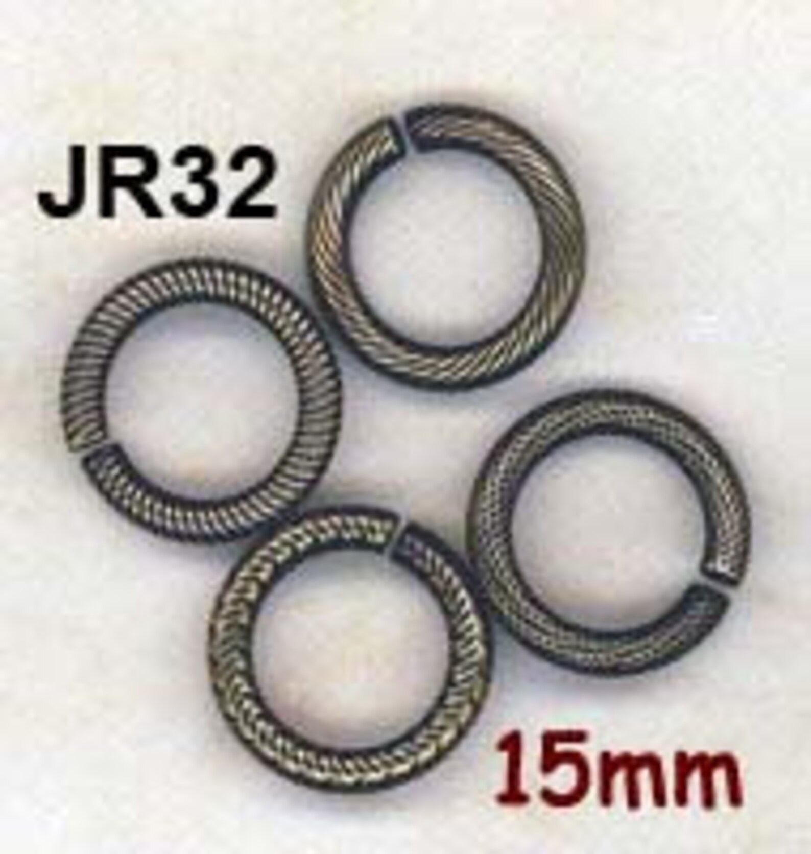 JUMP RINGS LARGE Heavy Duty 15mm Split Rings 4 per Order | Etsy