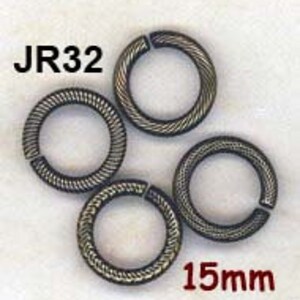 JUMP RINGS LARGE Heavy Duty 15mm Split Rings 4 per Order | Etsy