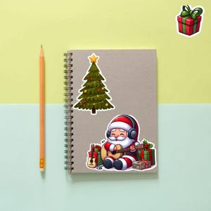 Printable Christmas Stickers, Holiday Printable Sticker Collection ...