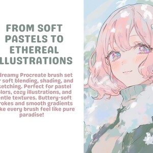 Soft Aesthetic Brush Pack: 61 Brushes for Dreamy Art With Soft Sketch ...
