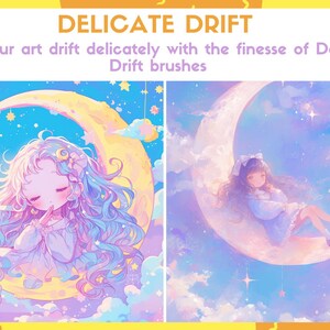 Soft Aesthetic Brush Pack: 61 Brushes for Dreamy Art With Soft Sketch ...