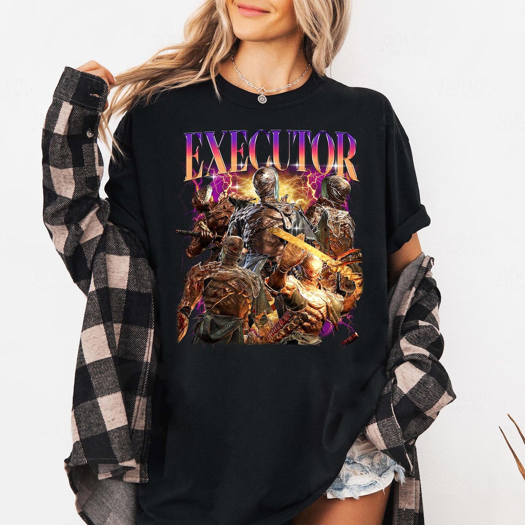 Elden Ring Executor T-shirt: Night Reign Graphic Tee, Dark Fantasy RPG ...