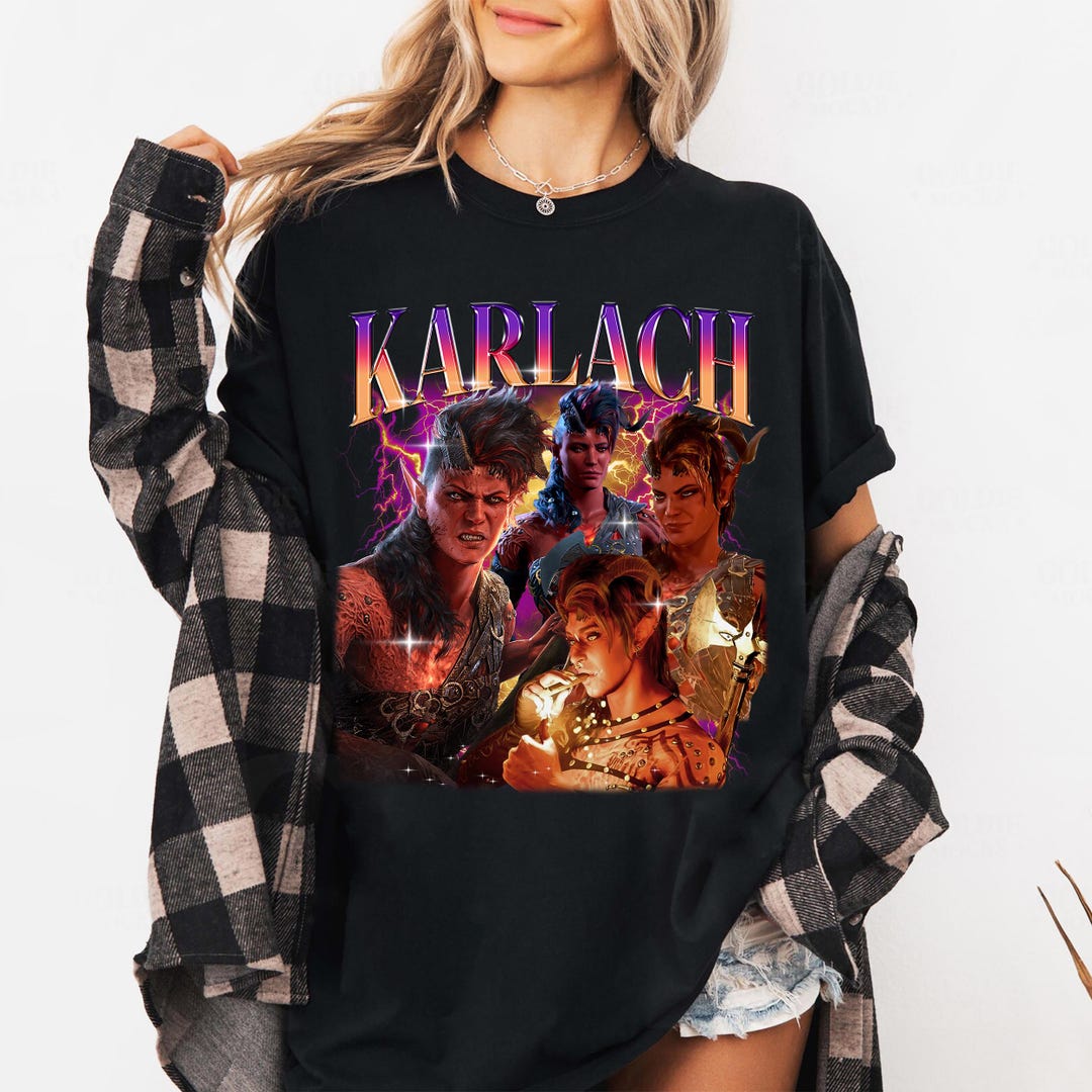 Karlach Baldurs Gate 3 T-shirt | Custom Fantasy RPG Shirt | Gift for ...