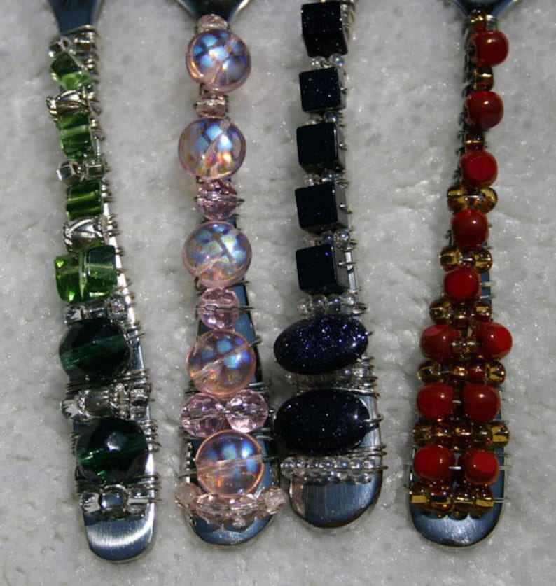 Beaded Demitasse Spoon - Etsy