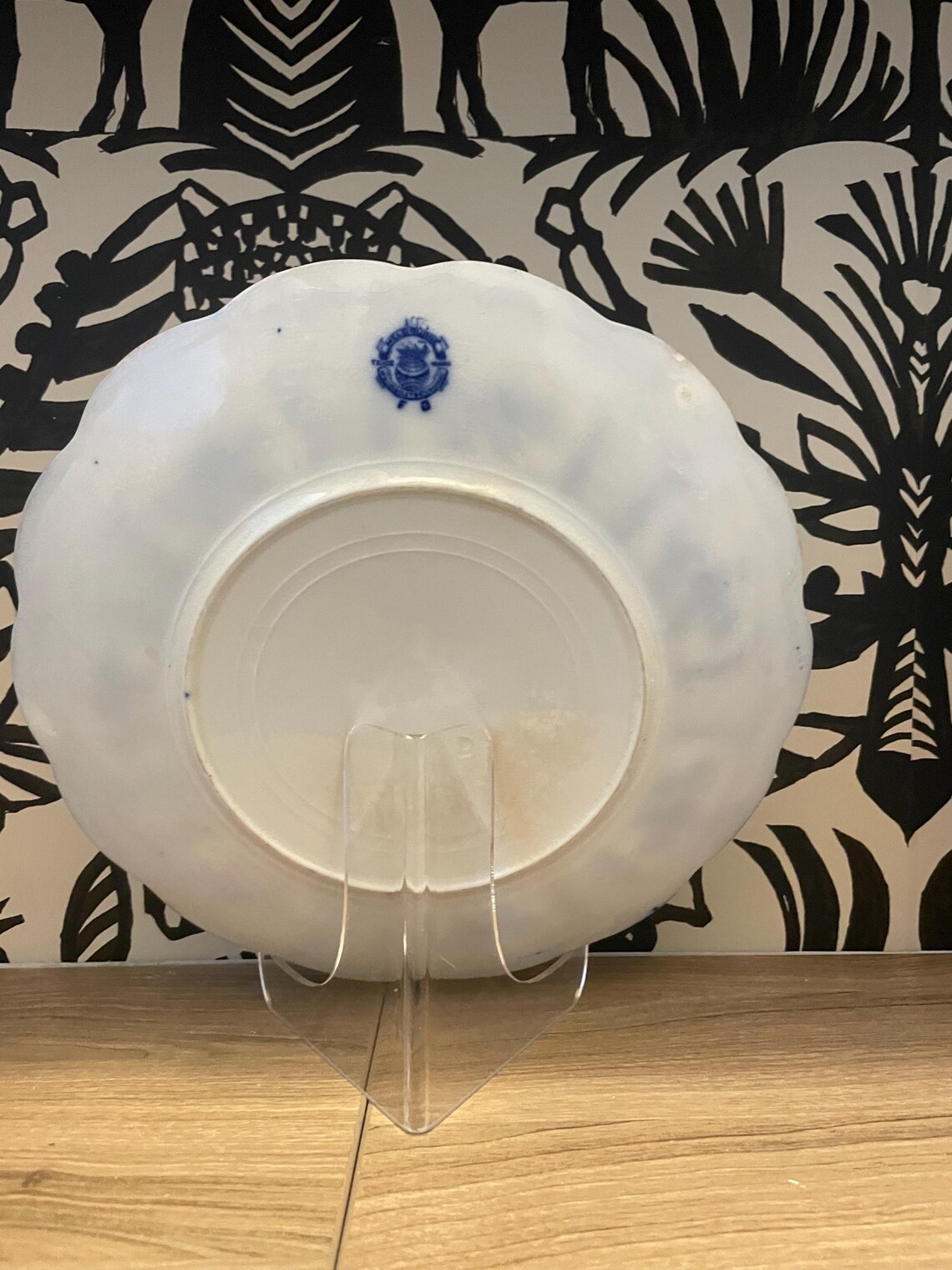 Flow Blue Melbourne Blue and White China Dinner Plate 10” - Etsy