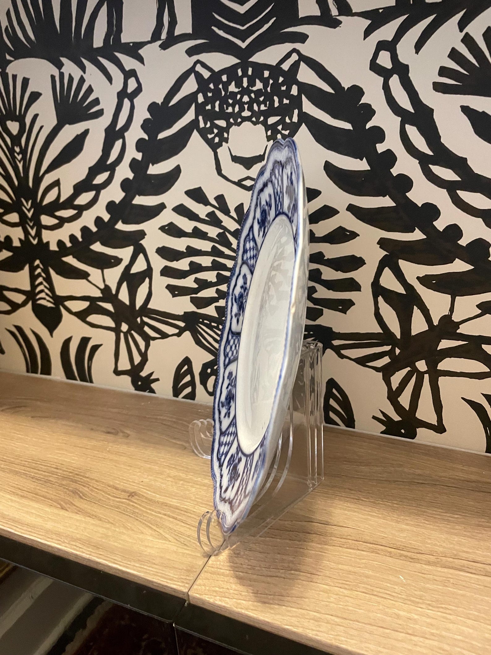 Flow Blue Melbourne Blue and White China Dinner Plate 10” - Etsy