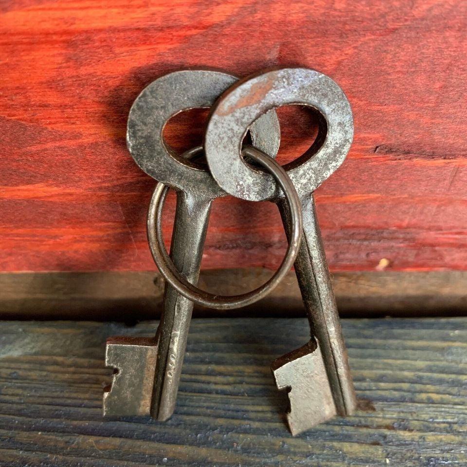 Colt Factory Cast Iron Lock & Keys With Antique Finish (3" X 5") - Etsy