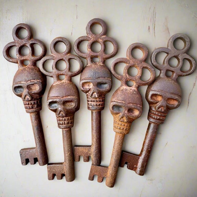 Iron Skeleton Key - Etsy