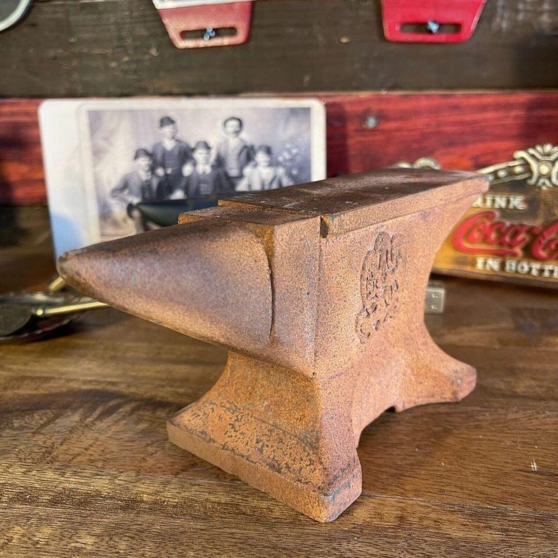 Winchester 1866 Cast Iron Anvil With Makers Mark & Antique Finish 8 X 3 ...