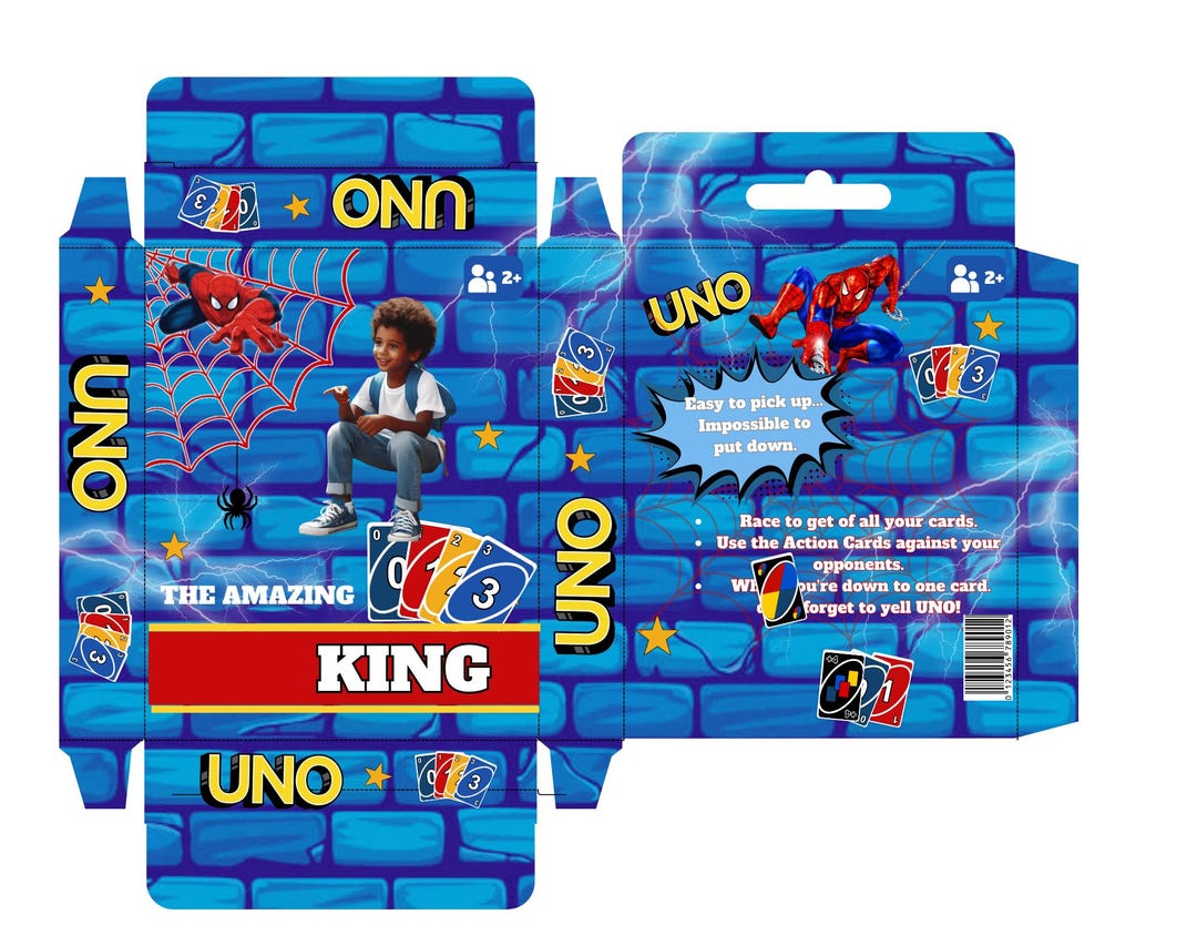 Uno Editable Template - Etsy