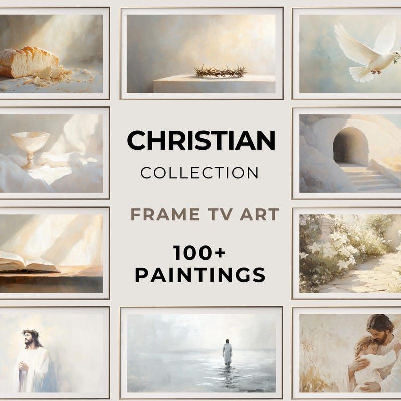 Framed Christian Art - Etsy
