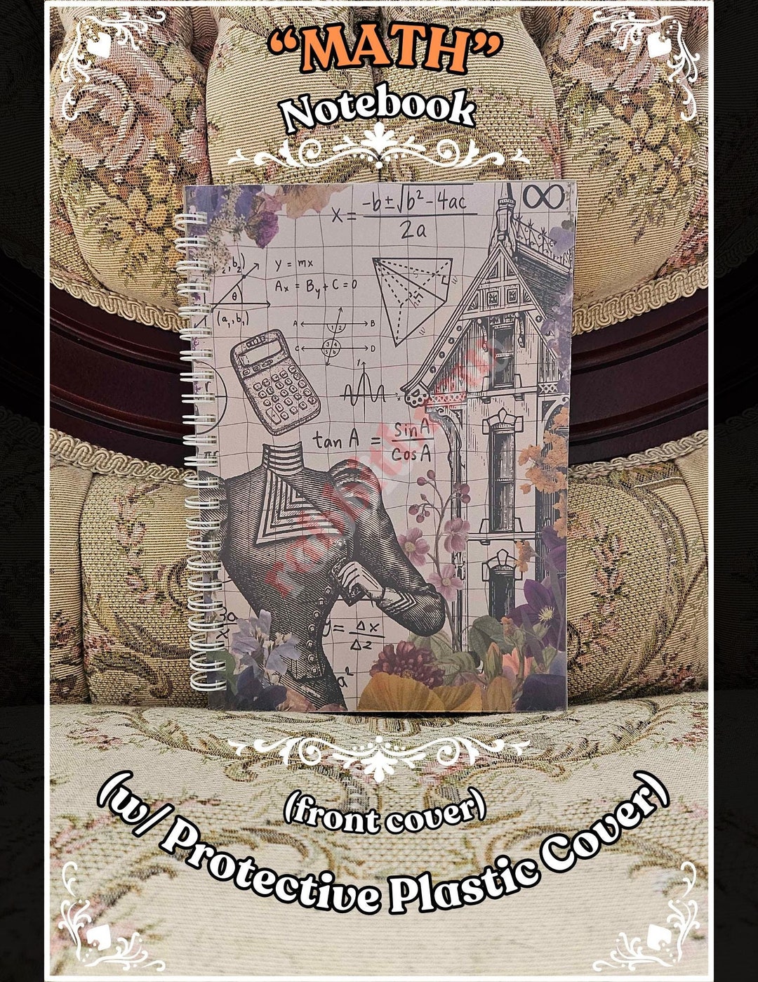 Collage - "math" Themed Notebook / Journal - A5 - 5.70 X 8.26 in ...