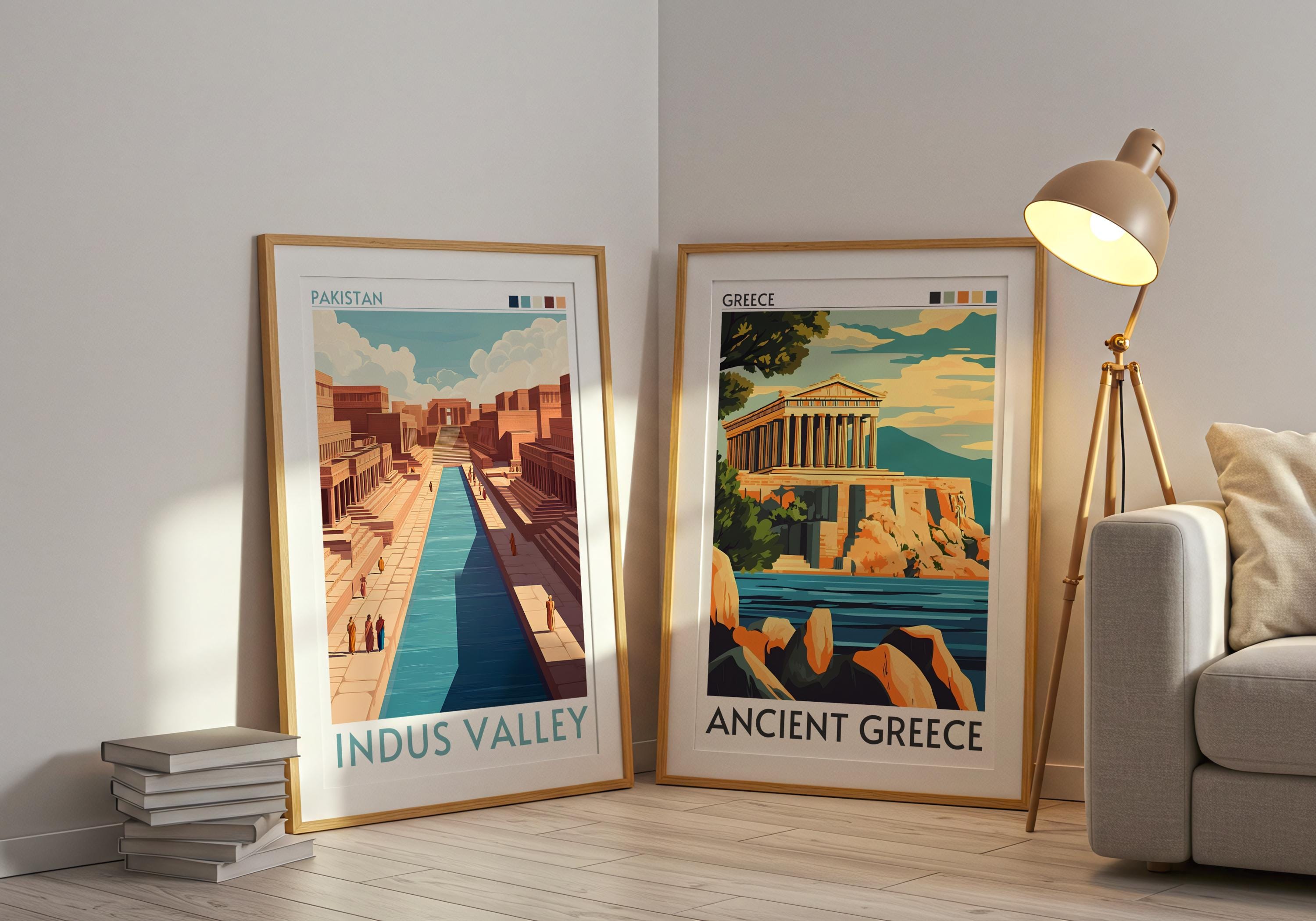 Ancient Civilizations Posters Set of 8 | Mesopotamia Gift | Egypt ...
