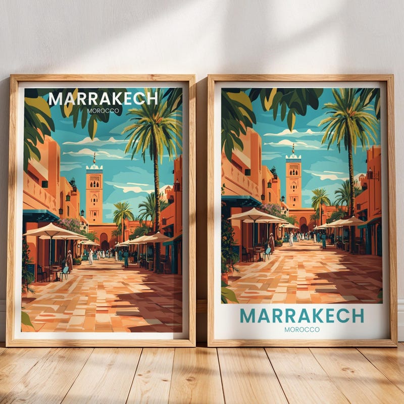 Marrakech Poster - Etsy