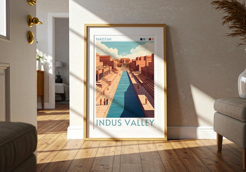 Indus Valley Civilization Poster | Indus Valley Painting | Ancient ...