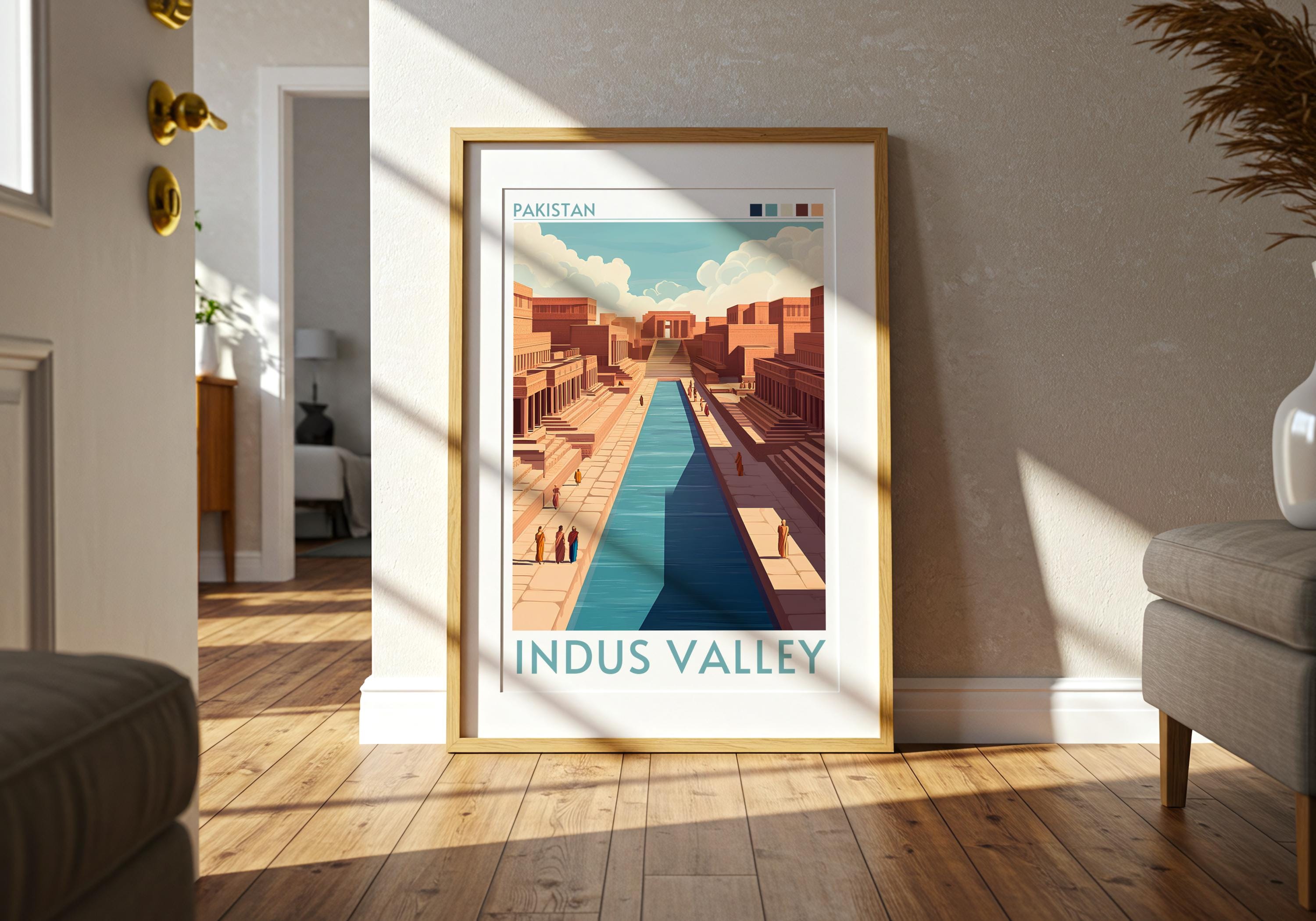 Indus Valley Civilization Poster | Indus Valley Painting | Ancient ...