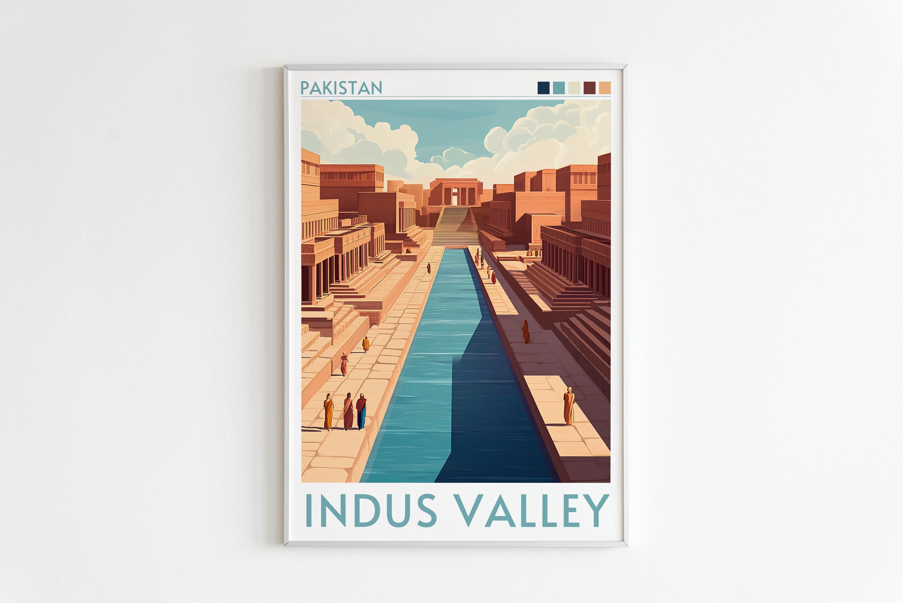 Indus Valley Civilization Poster | Indus Valley Painting | Ancient ...