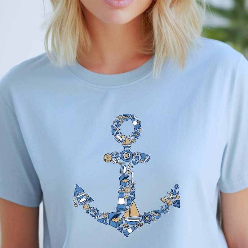 Anchor T Shirt - Etsy