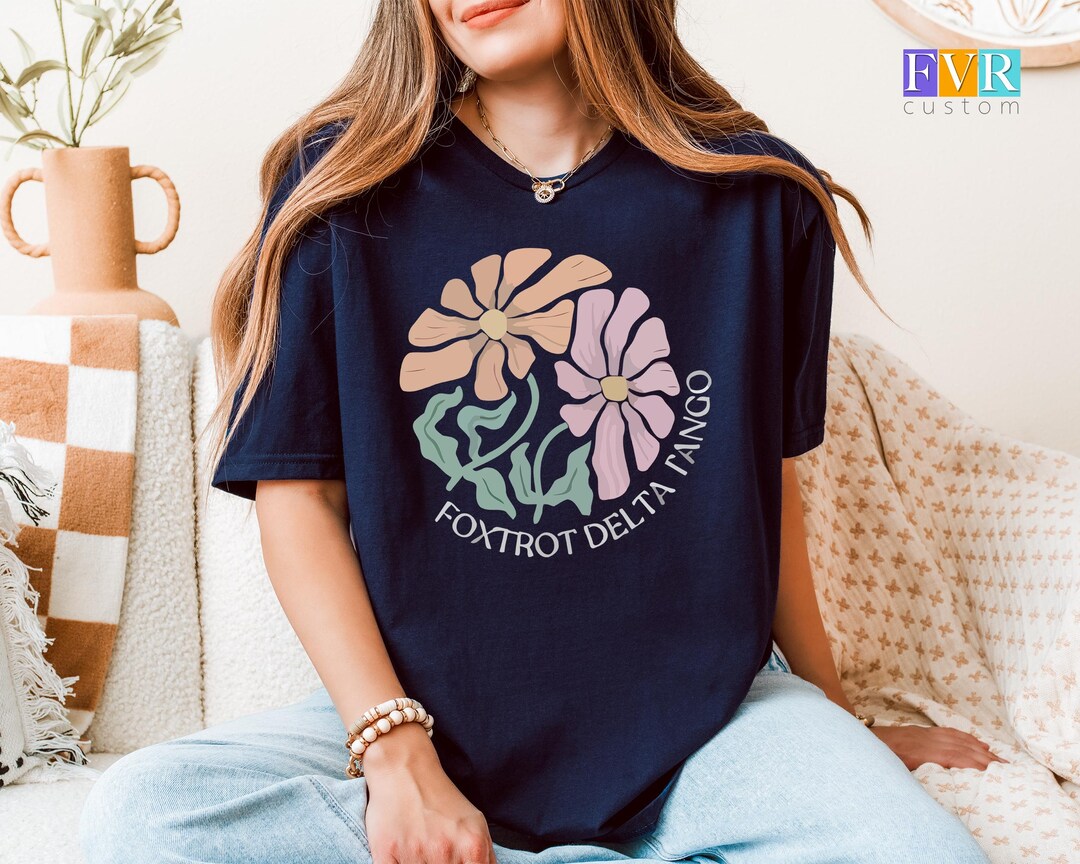 Resistance Floral Tee, Social Justice Protest Shirt, Foxtrot Delta ...