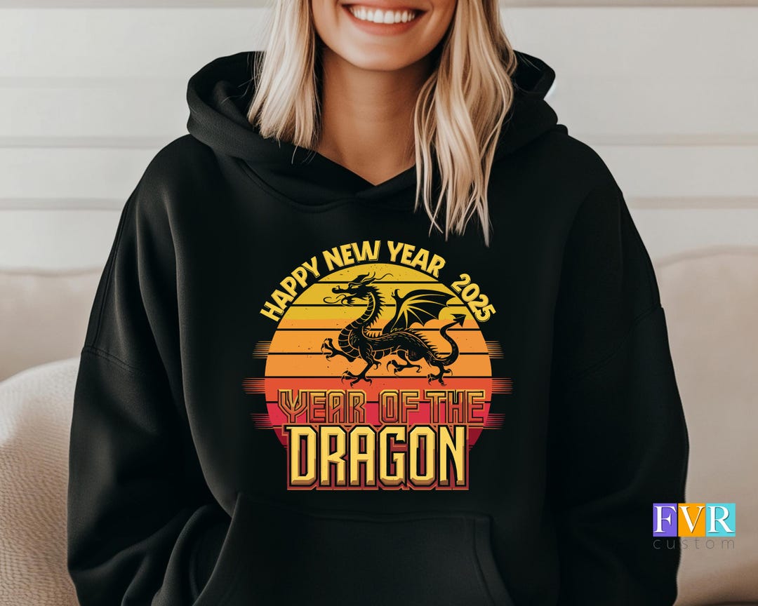 Custom Chinese New Year Hoodie, 2025 Lunar New Year Hoodie, Tiger ...