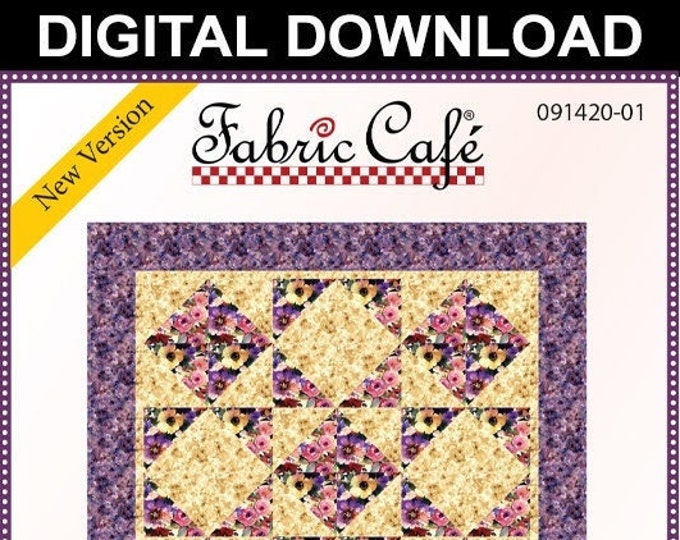 Tumbling Triangles 3-yard Quilt Pattern Digital Download - Etsy