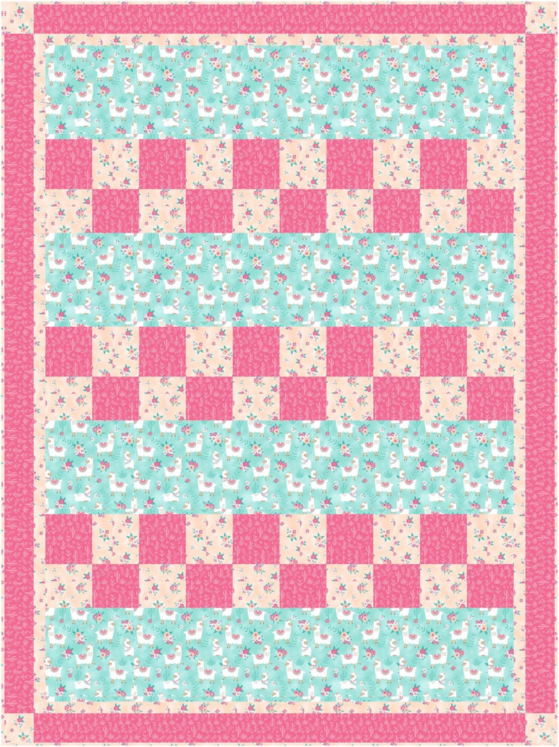Checkmate 3-yard Quilt Pattern - Digital Download - Etsy