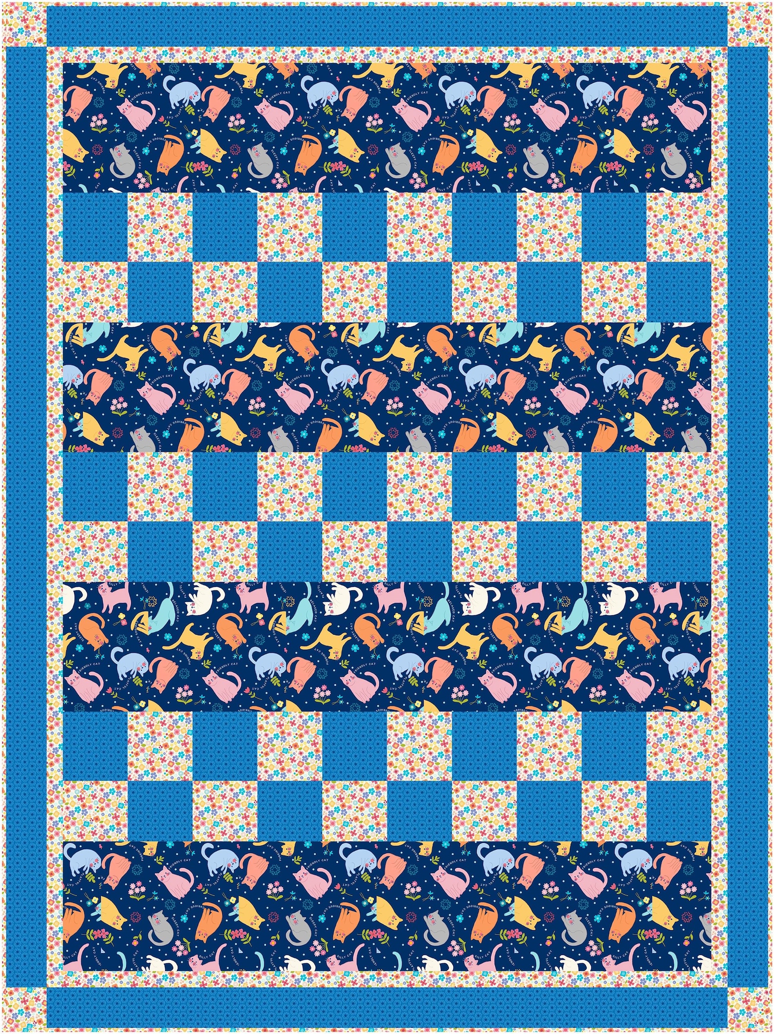 Checkmate 3-yard Quilt Pattern - Digital Download - Etsy